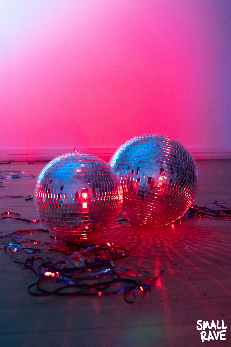 Lighting Rentals Auckland: 10" DISCO BALL AND MOTOR – SMALL RAVE